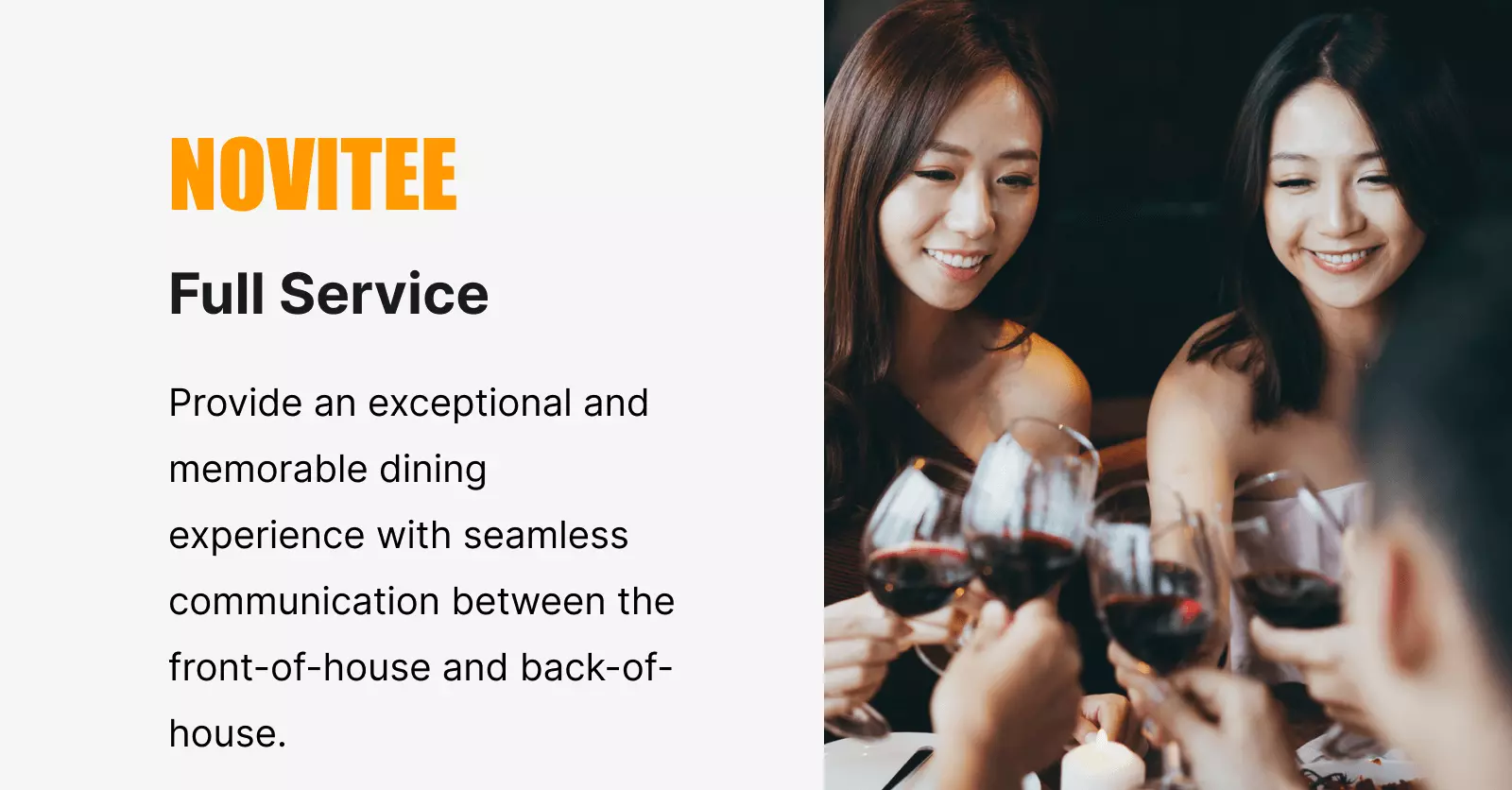 Full service | F&B Tech Solutions | Novitee