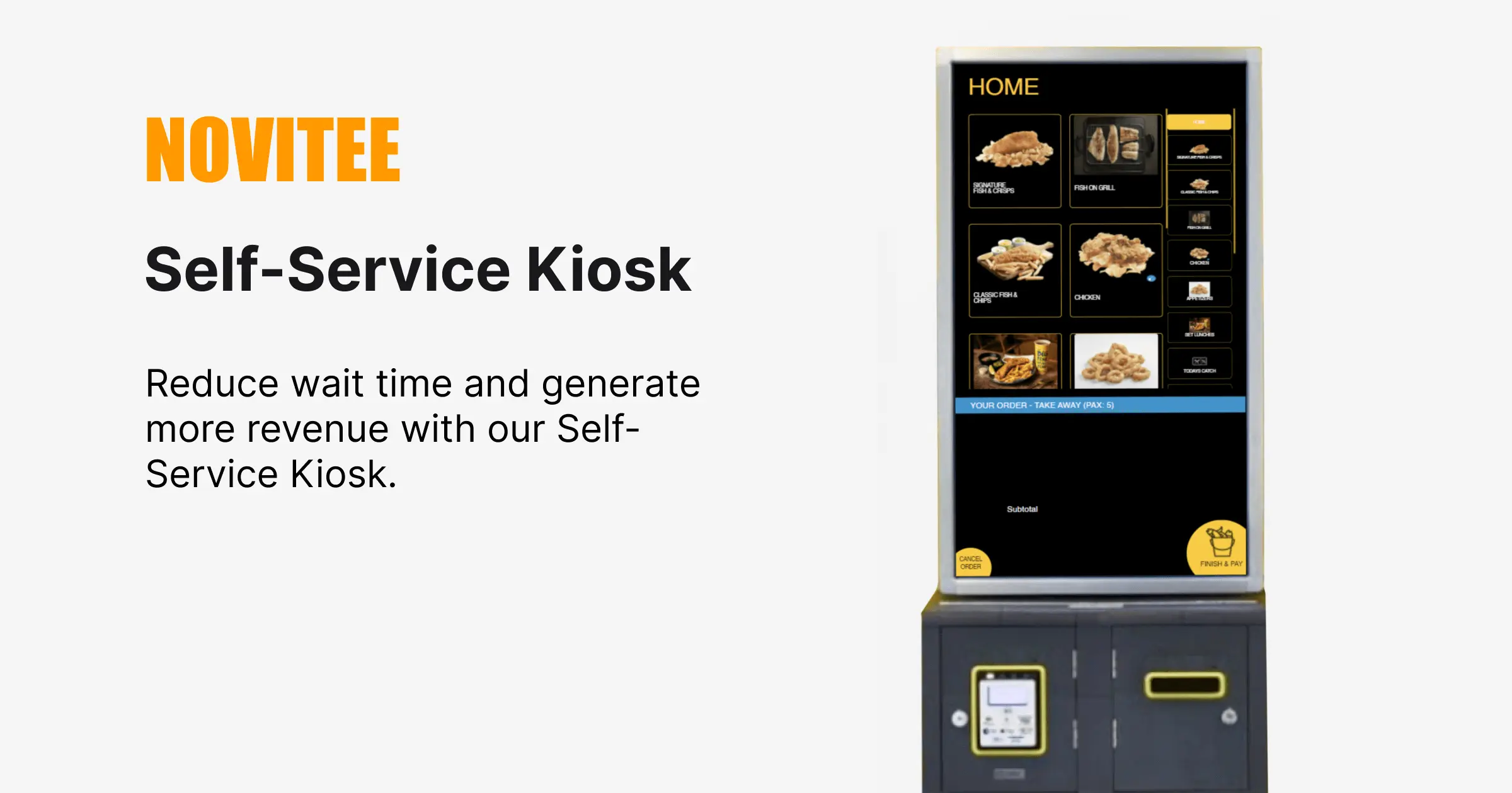 Self-service kiosk | Novitee