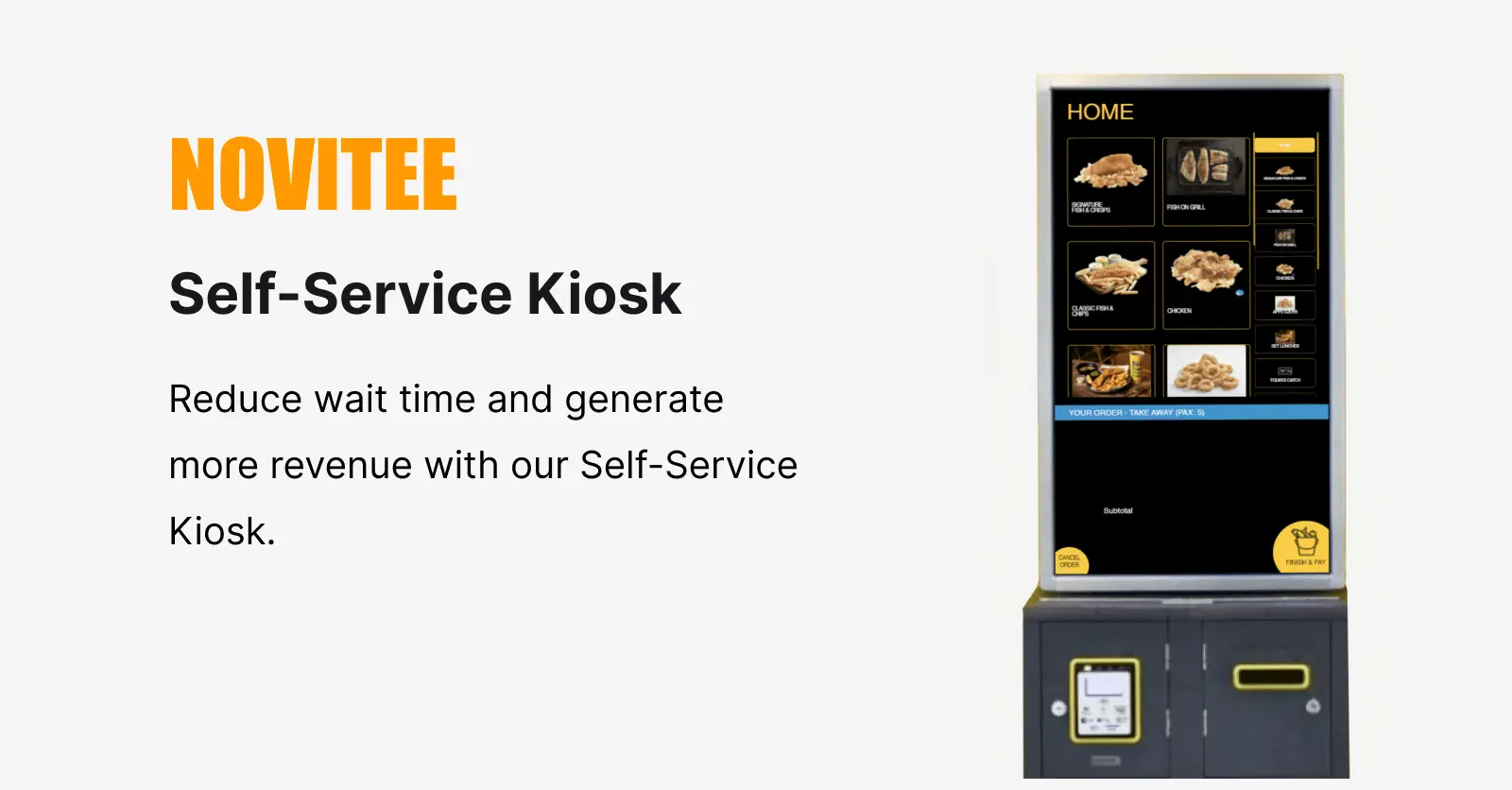 Self-service kiosk | Novitee
