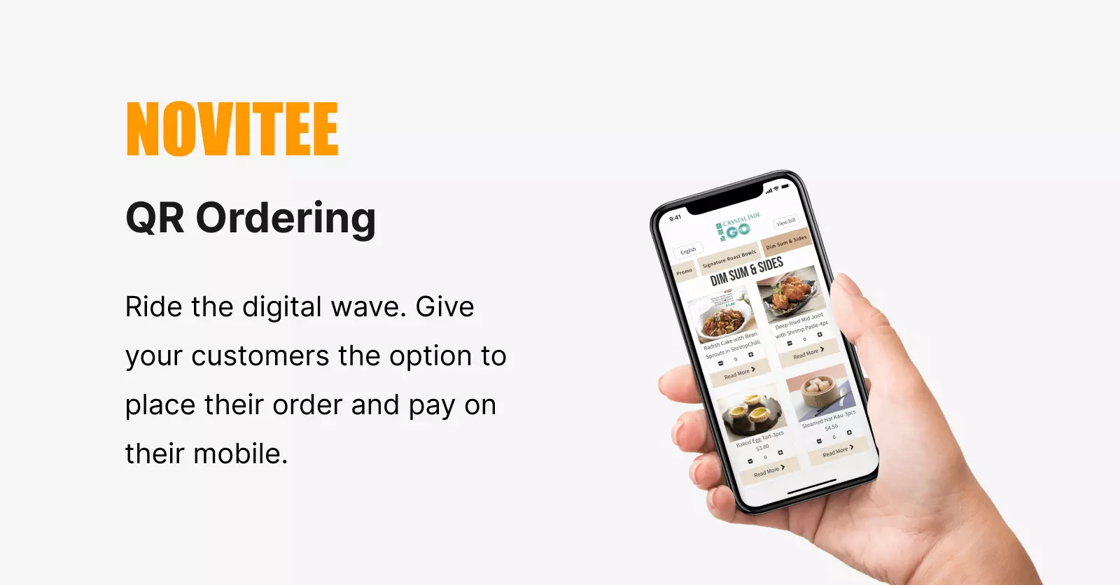 QR Ordering | Novitee